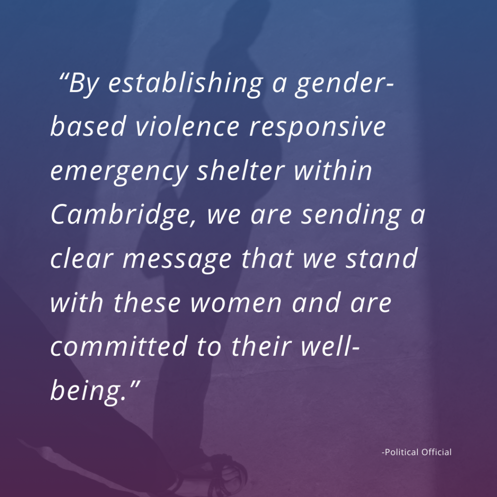 Working to Establish a Women’s Emergency Homelessness Shelter in ...